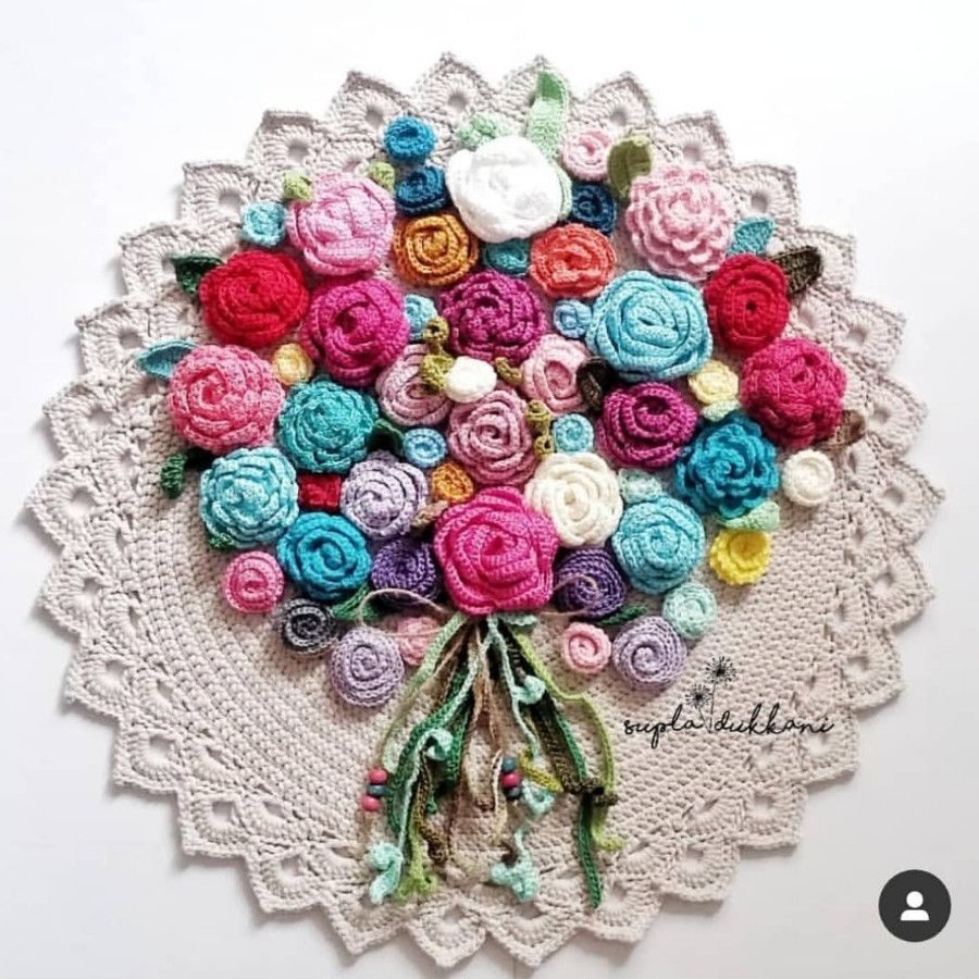 کمدا | قیمت و خرید رومیزی رنگ رنگارنگ سایز 30 سانت