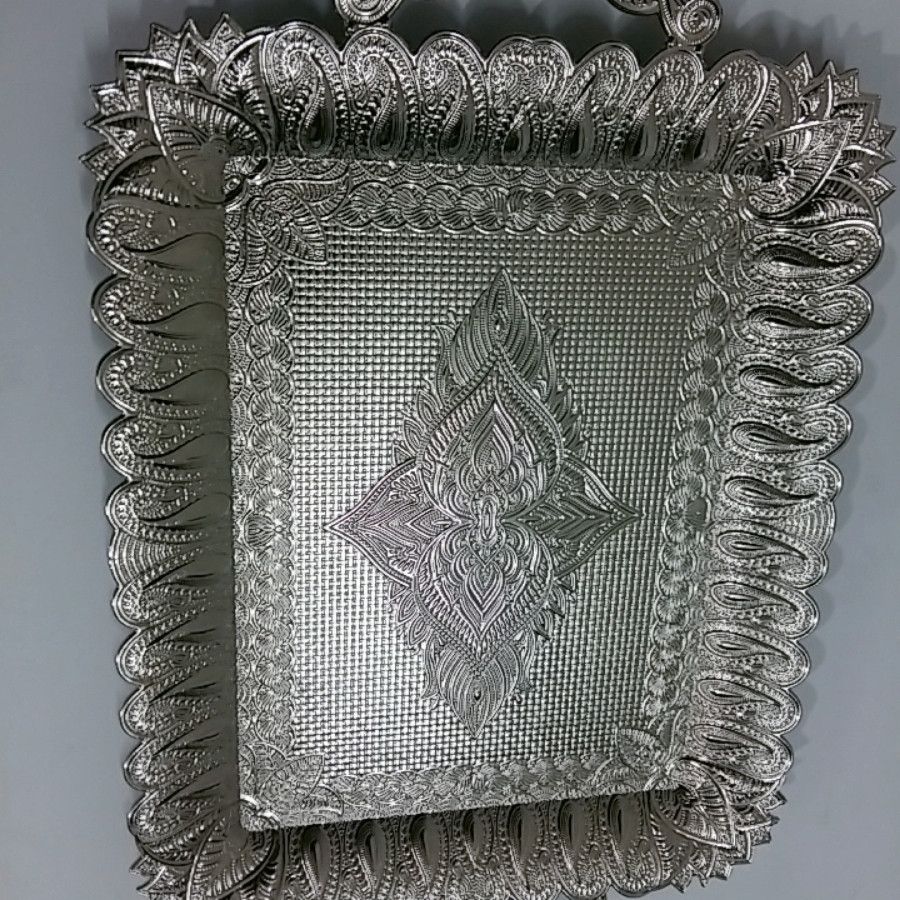 کمدا | قیمت و خرید سینی سیلور رنگ نقره ای سایز 6نفره