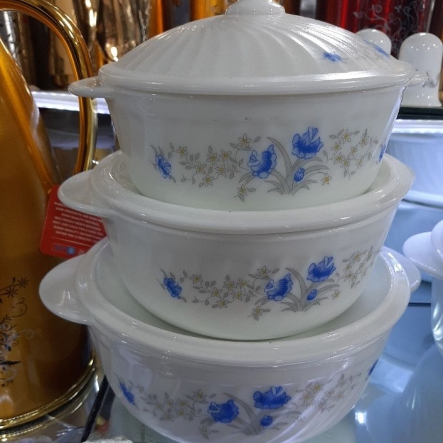 کمدا قیمت و خرید سرویس سه تیکه قابلمه رنگ مطابق عکس سایز 10